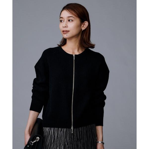 『タイムセール実施中』ZOZO問い合わせ番号:98303912ショップ:UNTITLED，アンタイトルブランド:UNTITLED，アンタイトル商品名:【ゆったりサイズ／着丈短め】ジップニットカーディガンカテゴリ:トップス>カーディガン...