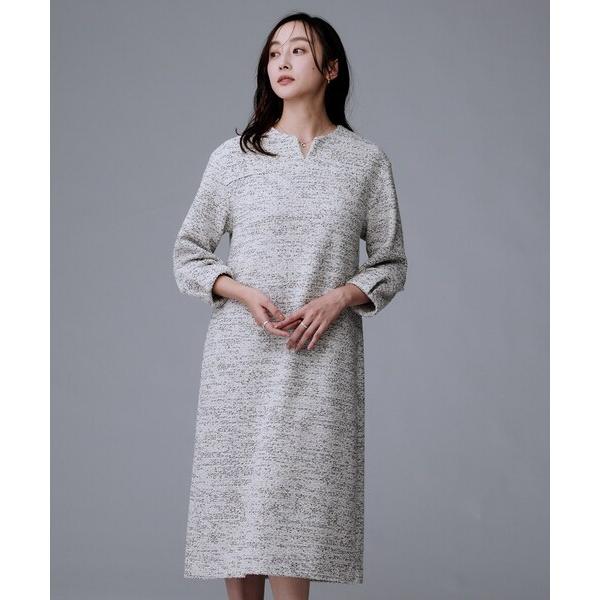 『セール実施中』ZOZO問い合わせ番号:98306098ショップ:UNTITLED，アンタイトルブランド:UNTITLED，アンタイトル商品名:【洗える/ストレッチ】ツイードジャージワンピースカテゴリ:ワンピース/ドレス>ワンピースブ...