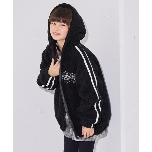 『タイムセール実施中』ZOZO問い合わせ番号:98306685ショップ:cross marche，クロスマルシェブランド:BISKEE，ビスキー商品名:フード付き袖ラインボアジャケット（カモフラ/ブラック）カテゴリ:ジャケット/アウター&g...