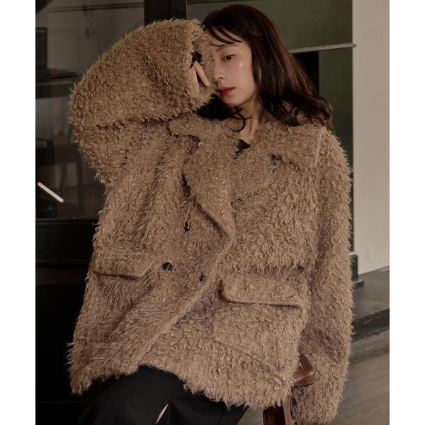 ZOZO問い合わせ番号:98336943ショップ:mideal，マイディールブランド:mideal，マイディール商品名:poodle middle coat / プードルミドルコートカテゴリ:ジャケット/アウター>その他アウターブラン...