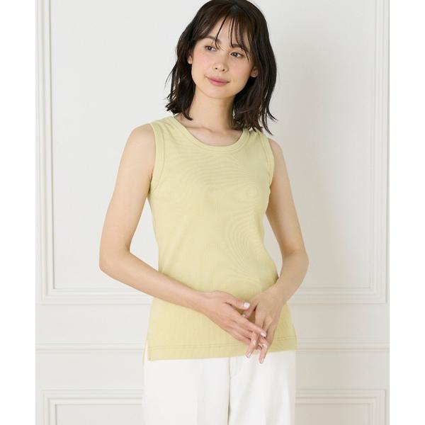 『タイムセール実施中』ZOZO問い合わせ番号:98336988ショップ:SUPERIOR CLOSET，スーペリア クローゼットブランド:INED，イネド商品名:PLAコットンリブタンクトップ《YVON》カテゴリ:トップス>タンクトッ...
