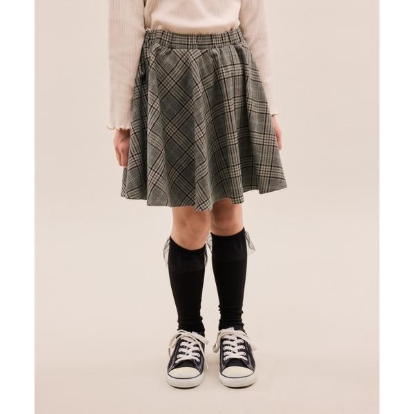 『セール実施中』ZOZO問い合わせ番号:98337930ショップ:ROPE' PICNIC，ロぺピクニックブランド:ROPE' PICNIC，ロペピクニック商品名:【KIDS/キッズ】インパンツ付きチェック柄フレアスカート/リンクコーデカテ...
