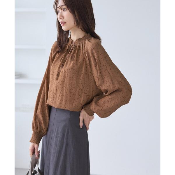 『タイムセール実施中』ZOZO問い合わせ番号:98337931ショップ:ROPE' PICNIC，ロぺピクニックブランド:ROPE' PICNIC，ロペピクニック商品名:シャーリングカラーブラウス/2WAYカテゴリ:トップス>シャツ/...