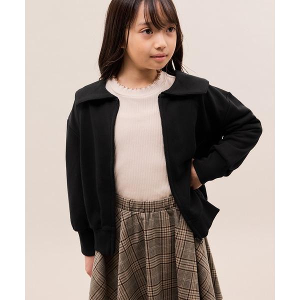 『セール実施中』ZOZO問い合わせ番号:98337934ショップ:ROPE' PICNIC，ロぺピクニックブランド:ROPE' PICNIC，ロペピクニック商品名:【KIDS/キッズ】ビックカラー裏毛ジップカーディガンカテゴリ:トップス&g...