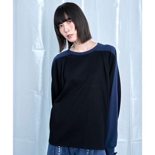 『タイムセール実施中』ZOZO問い合わせ番号:98339180ショップ:Jammin.，ジャミン ドットブランド:Nora Lily，ノラリリー商品名:【Nora Lily】Switching Bi-Color Tuck Raglan Te...