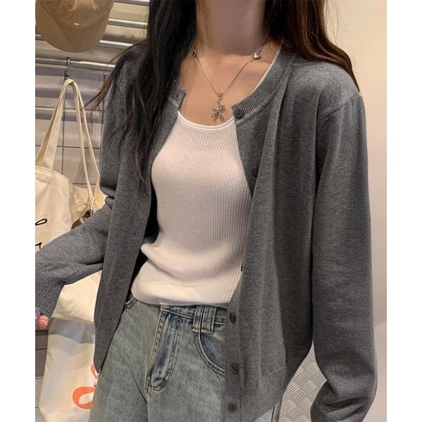 『タイムセール実施中』ZOZO問い合わせ番号:98339395ショップ:Ada.，エイダブランド:Miniministore，ミニミニストア商品名:クルーネックニットカーディガン シンプルカテゴリ:トップス>カーディガン/ボレロブラン...