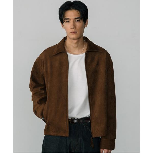 ZOZO問い合わせ番号:98339668ショップ:LEAD PROJECT，リードプロジェクトブランド:LURAKU，ルラク商品名:【LURAKU】Synthetic Suede Zip Jacket / LURAKU シンセティックスエー...