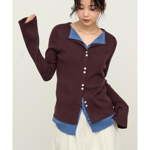 ZOZO問い合わせ番号:98339832ショップ:CORPUS TOKYO，コーパス トーキョーブランド:NOGLE，ノグル商品名:【NOGLE/ノグル】レイヤードリブカーディガンカテゴリ:トップス>カーディガン/ボレロブランド品番:...