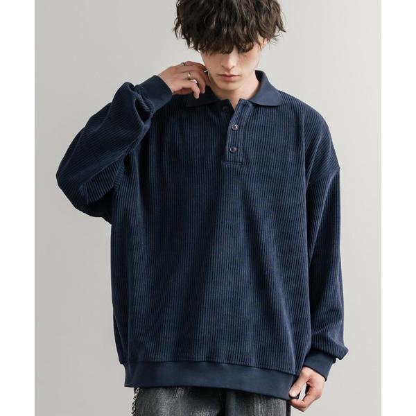 『タイムセール実施中』ZOZO問い合わせ番号:98339980ショップ:Rocky Monroe，ロッキーモンローブランド:Rocky Monroe，ロッキーモンロー商品名:オーバーサイズカットコーデュロイ長袖ポロシャツカテゴリ:トップス&...