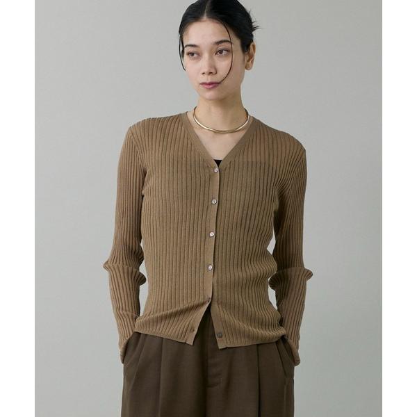 『セール実施中』ZOZO問い合わせ番号:98340288ショップ:SUPERIOR CLOSET，スーペリア クローゼットブランド:INED，イネド商品名:ワイドリブVネックカーディガンカテゴリ:トップス>カーディガン/ボレロブランド...