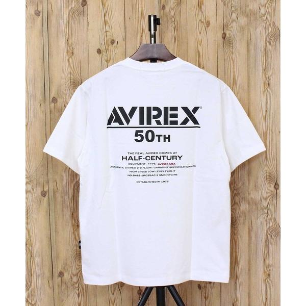ZOZO問い合わせ番号:98340301ショップ:TopIsm，トップイズムブランド:AVIREX，アヴィレックス，TopIsm，トップイズム商品名:50th Anniversary  T-SHIRTカテゴリ:トップス>Tシャツ/カッ...