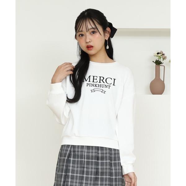 ZOZO問い合わせ番号:98340312ショップ:BABYDOLL，ベビードールブランド:PINKHUNT，ピンクハント商品名:PINKHUNT ピンクハント 前刺繍トレーナー 0959Kカテゴリ:トップス>スウェットブランド品番:P...