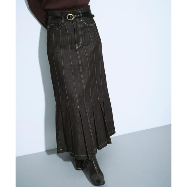 『タイムセール実施中』ZOZO問い合わせ番号:98340675ショップ:UNITED TOKYO，ユナイテッド トウキョウブランド:UNITED TOKYO，ユナイテッドトウキョウ商品名:ウォッシャブルステッチドデニムスカート｜ウォッシャブ...