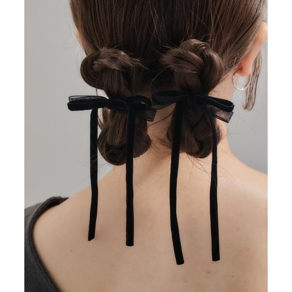 『タイムセール実施中』ZOZO問い合わせ番号:98340696ショップ:FRP，エフアールピーブランド:dee doo dah，ディドゥダ，Sakka，サッカ商品名:【deedoodah】ベロアリボン　ヘアカフ/2ピースセットカテゴリ:ヘア...