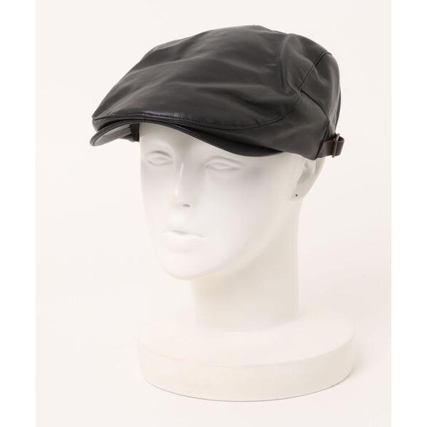 『タイムセール実施中』ZOZO問い合わせ番号:98351802ショップ:polcadot，ポルカドットブランド:polcadot，ポルカドット商品名:フェイクレザー ハンチング/Back to Front ユニセックス サイズ調節可能カテゴ...