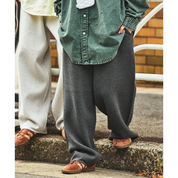 『タイムセール実施中』ZOZO問い合わせ番号:98371332ショップ:FREAK'S STORE，フリークスストアブランド:FREAK'S STORE，フリークスストア商品名:ウォッシャブル スウェットライク イージー ニットパンツ/静電...