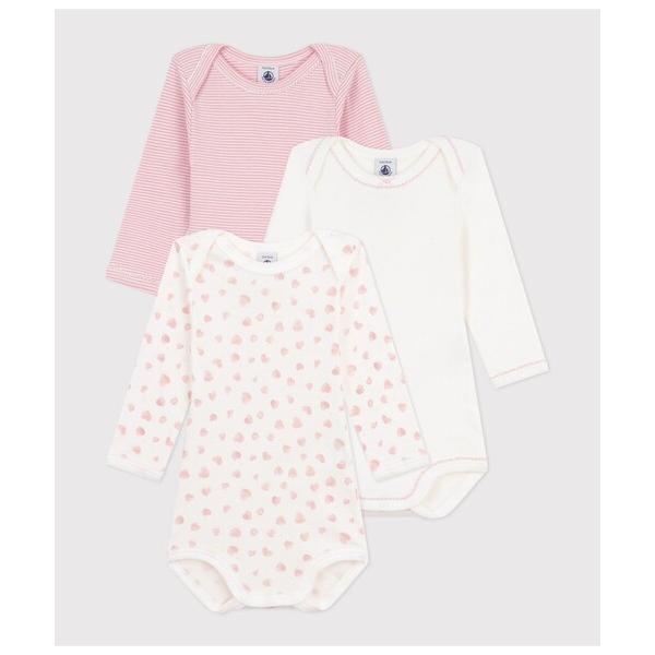 『セール実施中』※このアイテムは返品・交換対象外商品です。ZOZO問い合わせ番号:98371398ショップ:PETIT BATEAU，プチバトーブランド:PETIT BATEAU，プチバトー商品名:長袖ボディ３枚組カテゴリ:ママ＆ベビー&g...