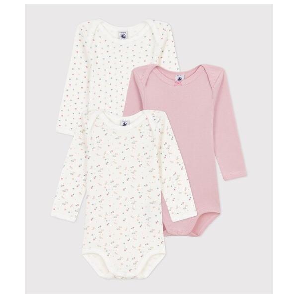 『セール実施中』※このアイテムは返品・交換対象外商品です。ZOZO問い合わせ番号:98371421ショップ:PETIT BATEAU，プチバトーブランド:PETIT BATEAU，プチバトー商品名:長袖ボディ３枚組カテゴリ:ママ＆ベビー&g...