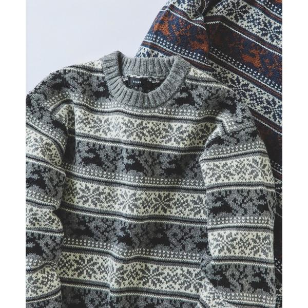 『セール実施中』ZOZO問い合わせ番号:98371689ショップ:BEAMS MEN，ビームス メンブランド:BEAMS，ビームス商品名:ホリデー クルーネック ニットカテゴリ:トップス>ニット/セーターブランド品番:11-15-19...