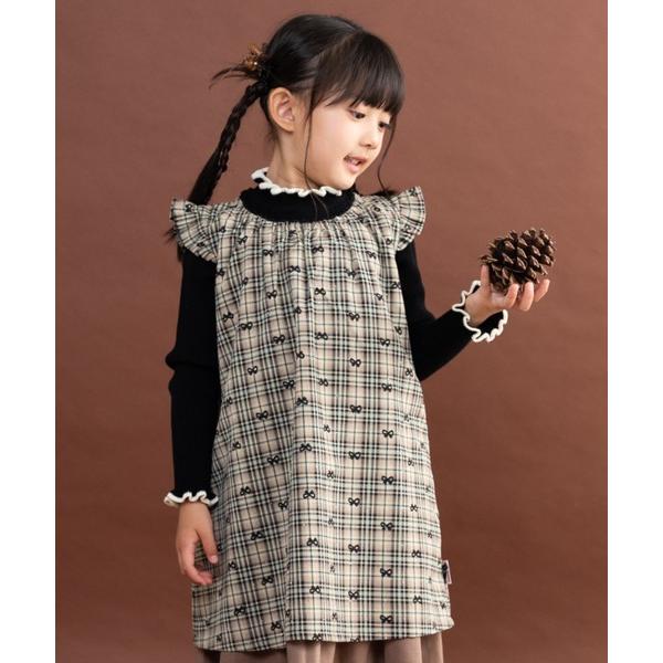 ZOZO問い合わせ番号:98372289ショップ:Wonder apartment，ワンダーアパートメントブランド:nino，ニノ商品名:配色ラインフリルリブニットカテゴリ:トップス>ニット/セーターブランド品番:1255-17034...