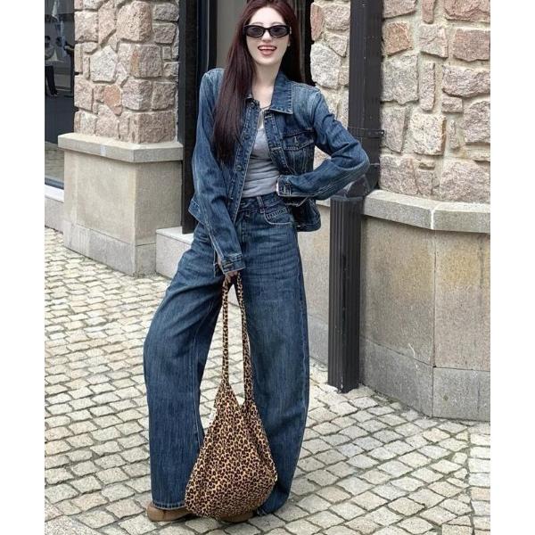 『タイムセール実施中』ZOZO問い合わせ番号:98372320ショップ:Ulysses，ユリシスブランド:semplice，センプリチェ商品名:デニムセットアップ ミニジャケットとワイドデニムパンツのコーディネートセットカテゴリ:ジャケット...