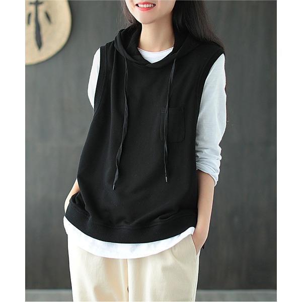 『セール実施中』ZOZO問い合わせ番号:98402863ショップ:FRP，エフアールピーブランド:BLANC FICELLE，ブランフィセル商品名:薄手　ベストパーカーカテゴリ:トップス>ニット/セーターブランド品番:NFAV-001...