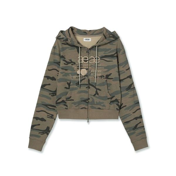 ZOZO問い合わせ番号:98434481ショップ:aeae，エーイーエーイーブランド:aeae，エーイーエーイー商品名:WEB LOGO CROP HOOD ZIP UPカテゴリ:トップス>パーカーブランド品番:AE44FWHZ001...