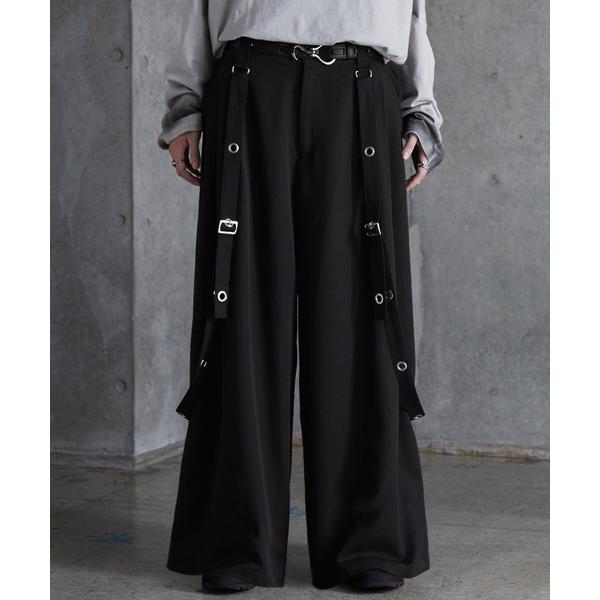 ZOZO問い合わせ番号:98434691ショップ:EMMA CLOTHES，エマ クローズブランド:SERACE，セラス商品名:【SERACE】Loose silhouette drape mode suspender wide slack...