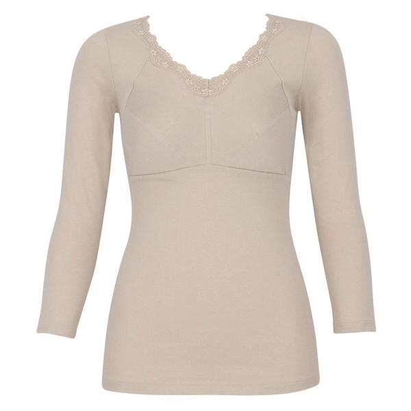 『セール実施中』※このアイテムは返品・交換対象外商品です。ZOZO問い合わせ番号:98434705ショップ:Wacoal，ワコールブランド:Wing，ウイング，WACOAL，ワコール商品名:「綿の贅沢 オーガニック」　カップ付きあったかイン...