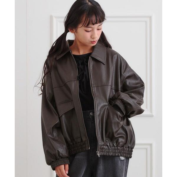 『タイムセール実施中』ZOZO問い合わせ番号:98435405ショップ:PINK-latte，ピンク ラテブランド:PINK-latte，ピンクラテ商品名:合成皮革ブルゾンカテゴリ:ジャケット/アウター>ブルゾンブランド品番:319-...