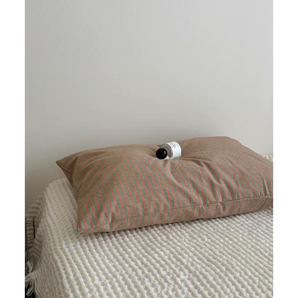 『タイムセール実施中』ZOZO問い合わせ番号:98435565ショップ:perky room，パーキールームブランド:IRADOWL，アイラドール，perky room，パーキールーム商品名:【アイラドール room】くすみストライプ柄ピロ...