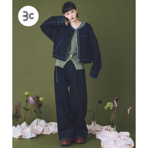 ZOZO問い合わせ番号:98435853ショップ:URBAN RESEARCH，アーバンリサーチブランド:THE GOODLAND MARKET，ザグッドランドマーケット商品名:cwtch　ORGANIC DENIM WIDEPANTSカテ...