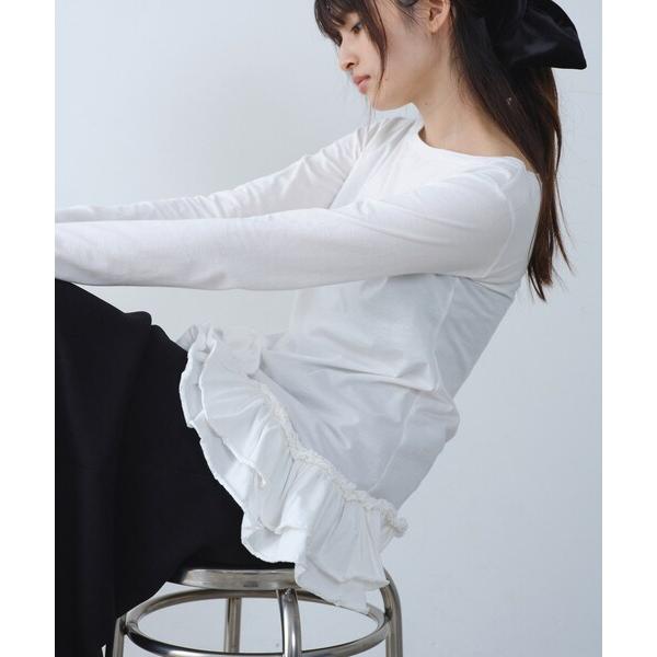 ZOZO問い合わせ番号:98435924ショップ:WORLD ONLINE STORE SELECT，ワールドオンラインストアセレクトブランド:CODE A，コードエー商品名:easy ruffled teeカテゴリ:トップス>Tシャ...