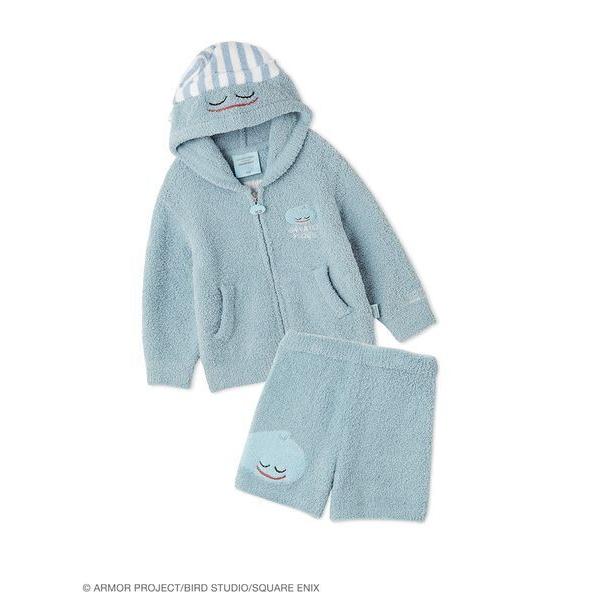 ZOZO問い合わせ番号:98466227ショップ:gelato pique，ジェラート　ピケブランド:gelato pique，ジェラートピケ商品名:【ドラゴンクエスト】【キッズ】パウダースライムパーカ＆ハーフパンツセットカテゴリ:ルームウ...