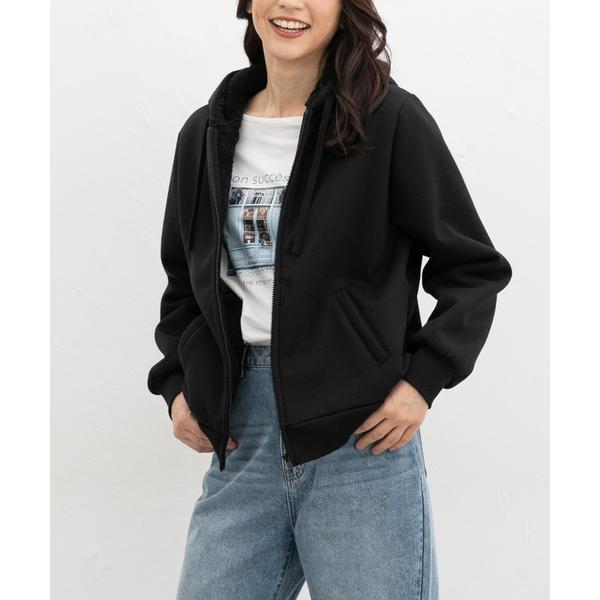 『タイムセール実施中』ZOZO問い合わせ番号:98468174ショップ:Honeys，ハニーズブランド:Honeys，ハニーズ，CINEMA CLUB，シネマクラブ商品名:【ハニぽか】裏ボアジップパーカーカテゴリ:トップス>パーカーブ...