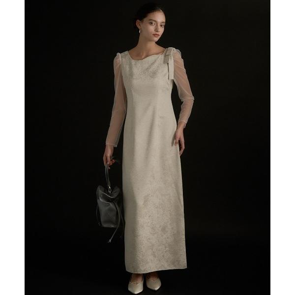 ZOZO問い合わせ番号:98468667ショップ:Dorry Doll，ドリードールブランド:LE'RURE，リルアー商品名:Shoulder ribbon jacquard dressカテゴリ:ワンピース/ドレス>ドレスブランド品番...