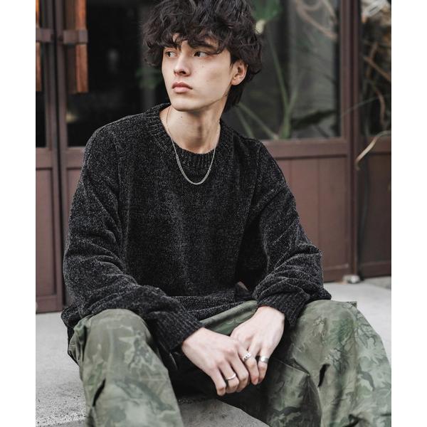 『タイムセール実施中』ZOZO問い合わせ番号:98468700ショップ:Rocky Monroe，ロッキーモンローブランド:Rocky Monroe，ロッキーモンロー商品名:ルーズシルエット アクリル/モールクルーネック長袖ニットカテゴリ:...