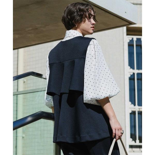 ZOZO問い合わせ番号:98469065ショップ:titivate，ティティベイトブランド:titivate，ティティベイト商品名:バックフレアAラインベストカテゴリ:トップス>ベストブランド品番:AHXP4443素材:ポリエステル ...