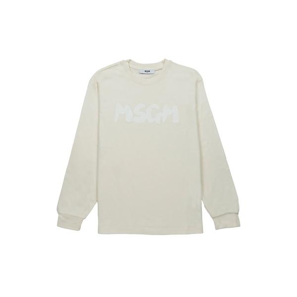 『セール実施中』ZOZO問い合わせ番号:98469155ショップ:MSGM，エムエスジーエムブランド:MSGM KIDS，エムエスジーエムキッズ，MSGM，エムエスジーエム商品名:MSGM KIDS ロングスリーブTシャツ（NEWブラッシュ...