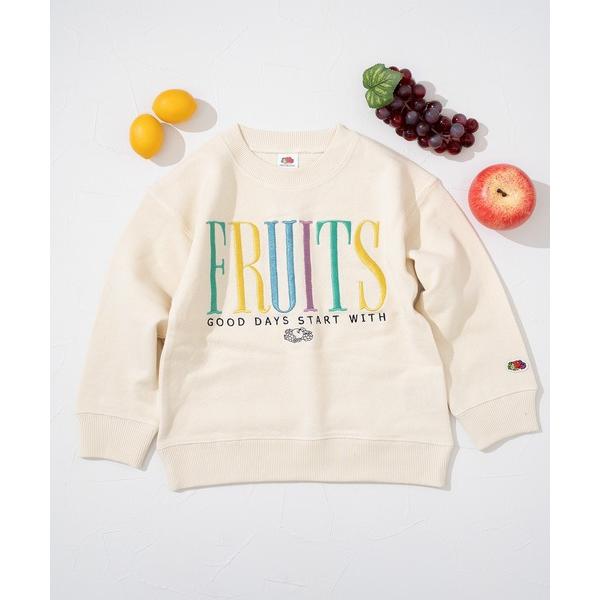 『タイムセール実施中』ZOZO問い合わせ番号:98469322ショップ:FRUIT OF THE LOOM，フルーツオブザルームブランド:FRUIT OF THE LOOM，フルーツオブザルーム商品名:刺繍スウェット / キッズ / スウェ...