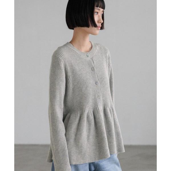 ZOZO問い合わせ番号:98469645ショップ:LOWRYS FARM，ローリーズファームブランド:LOWRYS FARM，ローリーズファーム商品名:ペプラムニットカーディガンＬＳ　603781カテゴリ:トップス>カーディガン/ボレ...