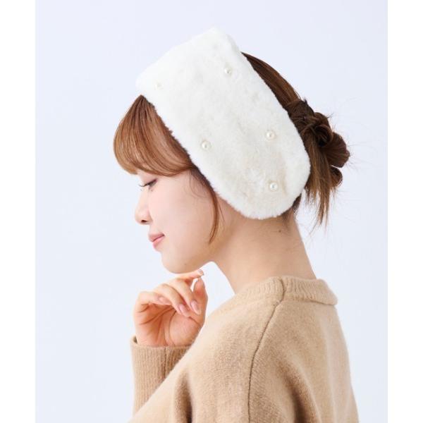 『セール実施中』ZOZO問い合わせ番号:98470499ショップ:MOONBAT，ムーンバットブランド:estaa，エスタ，MOONBAT，ムーンバット商品名:イヤーマフラー 耳当て 幅広 ”パール”カテゴリ:ファッション雑貨>イヤー...