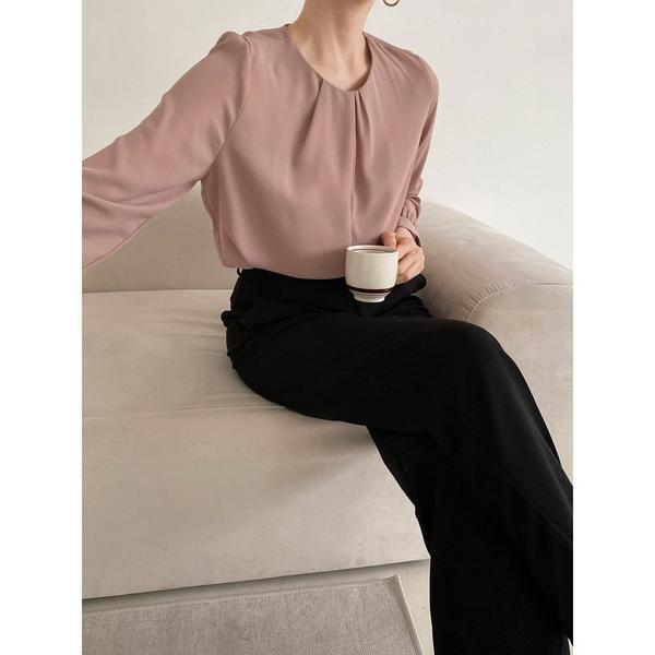 『タイムセール実施中』ZOZO問い合わせ番号:98471064ショップ:Bonjour Sagan，ボンジュールサガンブランド:MINS MINIS，ミンスミニス，Bonjour Sagan，ボンジュールサガン商品名:タックシャーリングブラ...