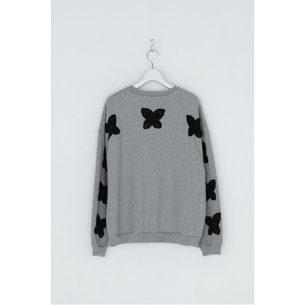 『セール実施中』ZOZO問い合わせ番号:98471161ショップ:DISCOVERED，ディスカバードブランド:DISCOVERED，ディスカバード商品名:BUTTERFLY CROCHET SWEATカテゴリ:トップス>スウェットブ...