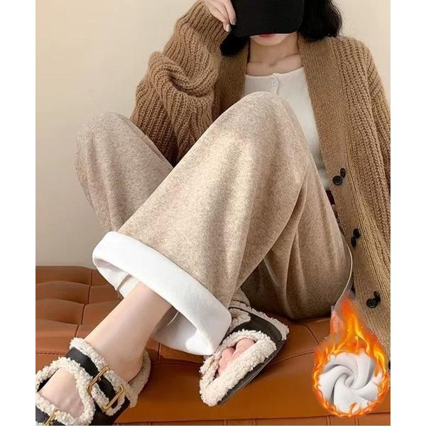 『セール実施中』ZOZO問い合わせ番号:98471214ショップ:Ada.，エイダブランド:shoppinggo，ショッピングゴー商品名:裏起毛パンツ ワイドパンツ ストレート ウエストゴムパンツ ズボン ゆったり リラックスパンツカテゴリ...