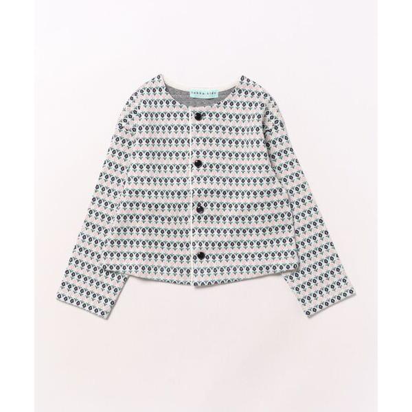 『セール実施中』ZOZO問い合わせ番号:98502232ショップ:HAKKA，ハッカブランド:hakka kids，ハッカキッズ商品名:小花柄ジャカードショート丈カーディガンカテゴリ:トップス>カーディガン/ボレロブランド品番:329...