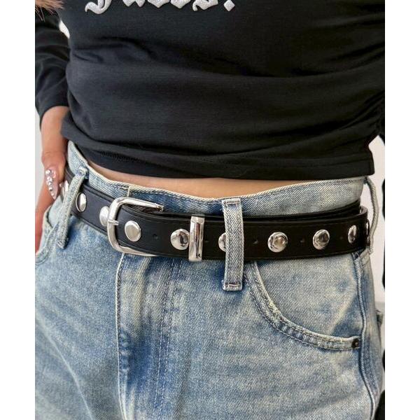 『セール実施中』ZOZO問い合わせ番号:98502300ショップ:WEGO，ウィゴーブランド:WEGO，ウィゴー商品名:WEGO/ラウンドスタッズベルトカテゴリ:ファッション雑貨>ベルトブランド品番:MO25AW09-SG0020素材...