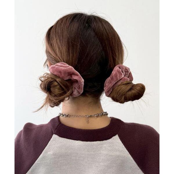 ZOZO問い合わせ番号:98502303ショップ:WEGO，ウィゴーブランド:WEGO，ウィゴー商品名:WEGO/【2点セット】ベロアシュシュカテゴリ:ヘアアクセサリー>シュシュブランド品番:MO25AW09-SG0043素材:ポリエ...