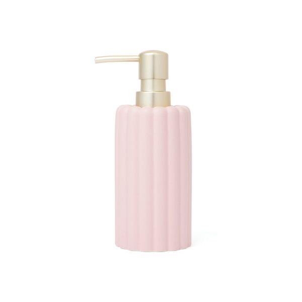 ZOZO問い合わせ番号:98502500ショップ:Francfranc，フランフランブランド:Francfranc，フランフラン商品名:スカラップ キッチンディスペンサー マットピンクカテゴリ:食器/キッチン>キッチンツールブランド品...