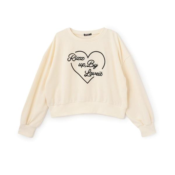 『セール実施中』ZOZO問い合わせ番号:98502713ショップ:NARUMIYA ONLINE，ナルミヤ オンラインブランド:by LOVEiT，バイラビット商品名:ハートロゴプルオーバーカテゴリ:トップス>スウェットブランド品番:...